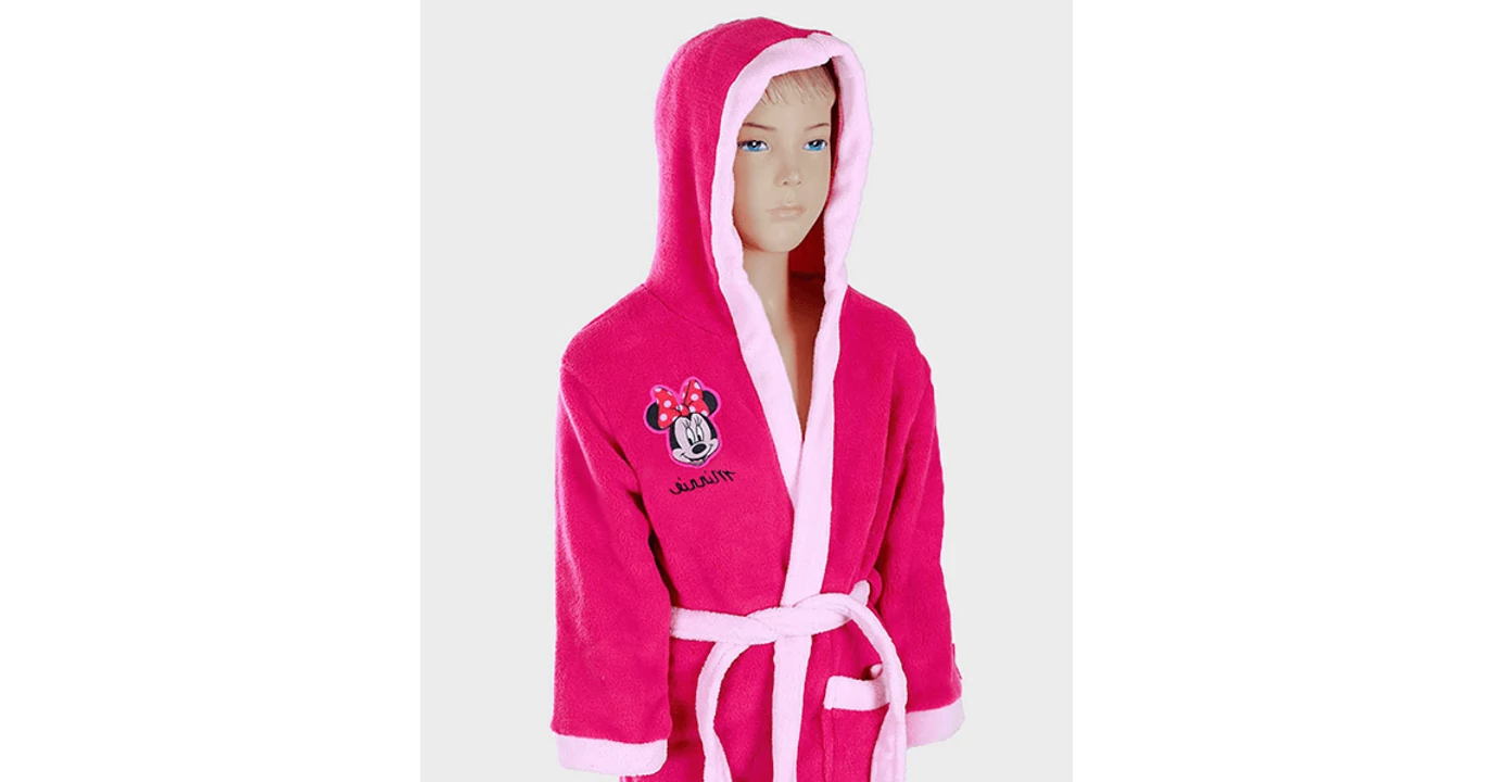 Minnie pihe puha wellsoft gyermek köntös pink